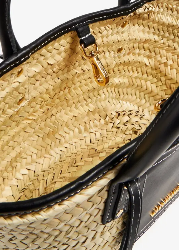 Jacquemus Le Panier Soli Logo Plaque Mini Tote Bag