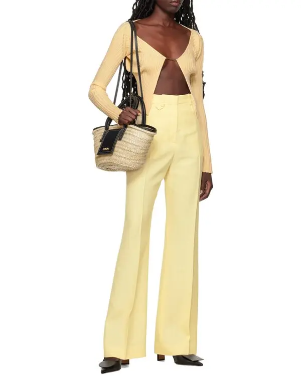 Jacquemus Le Panier Soli Logo Plaque Mini Tote Bag