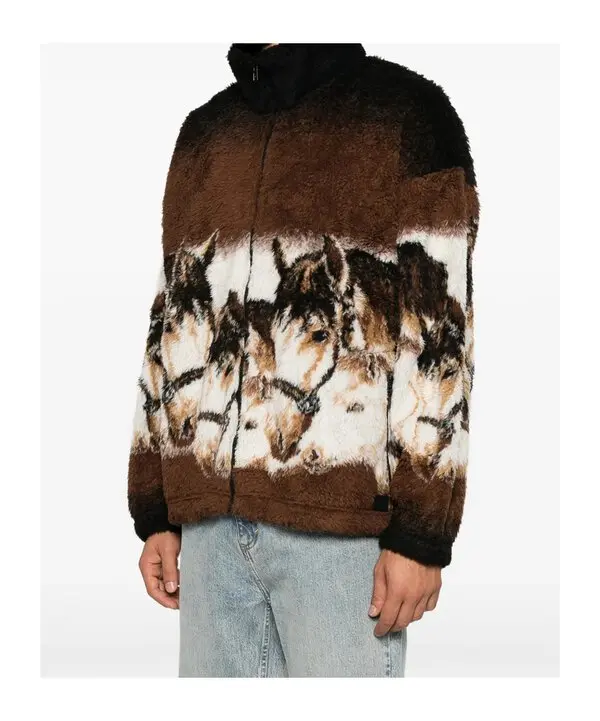 MAISON MARGIELA Horse Print Cardigan