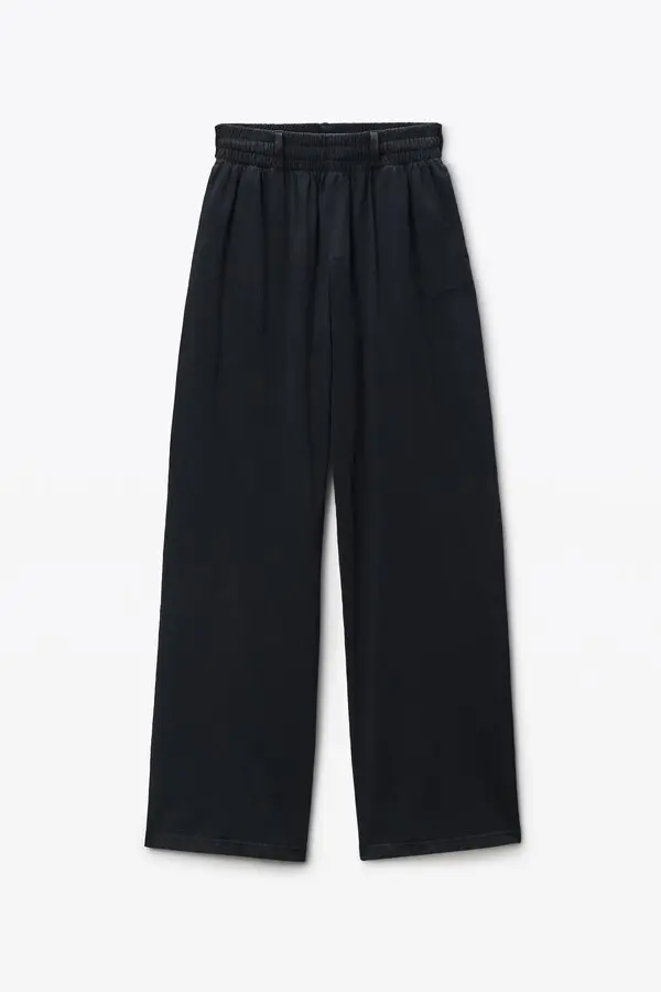 Alexander Wang Cotton-jersey Sweatpants - Black