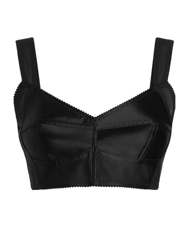 Dolce & Gabbana Satin Bustier Top