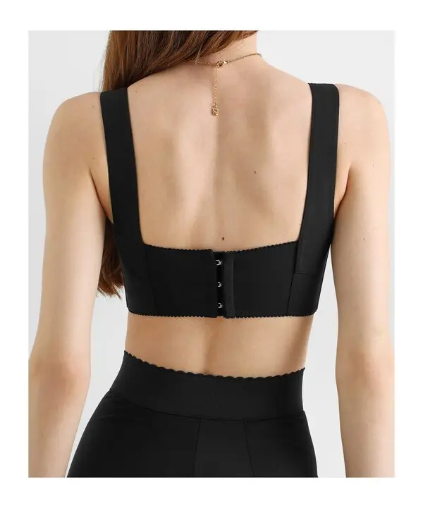 Dolce & Gabbana Satin Bustier Top