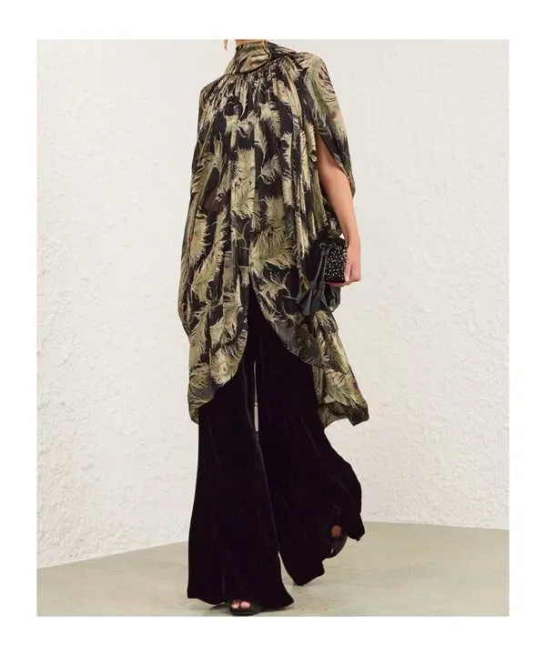 Zimmermann Ascent Burnout Halter Blouse