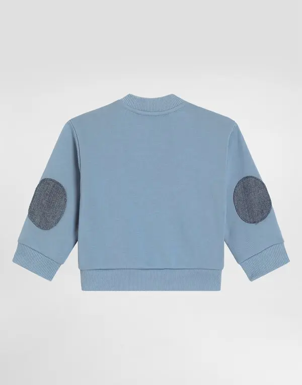 Dolce & Gabbana Logo-appliqué Press-stud Sweatshirt