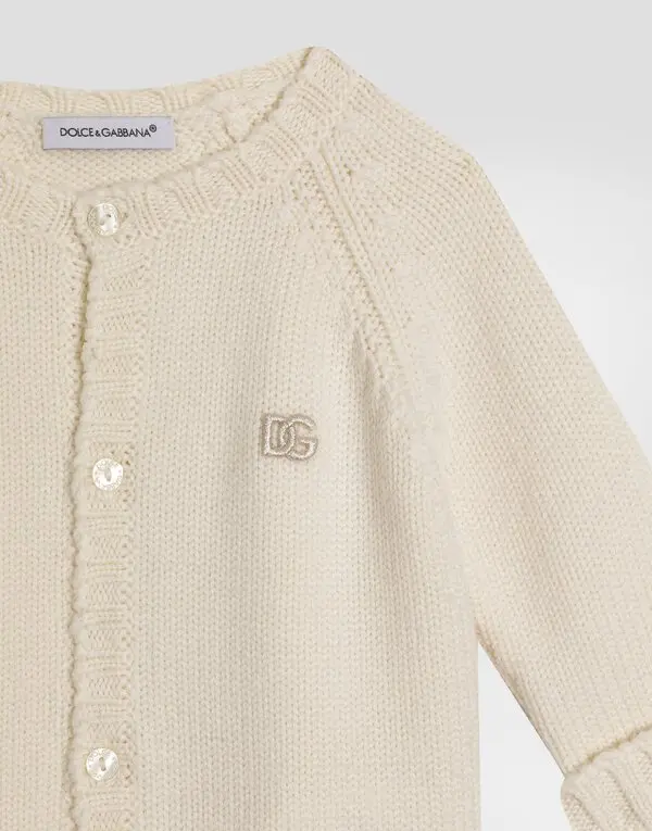 Dolce & Gabbana Logo-embroidered Cardigan