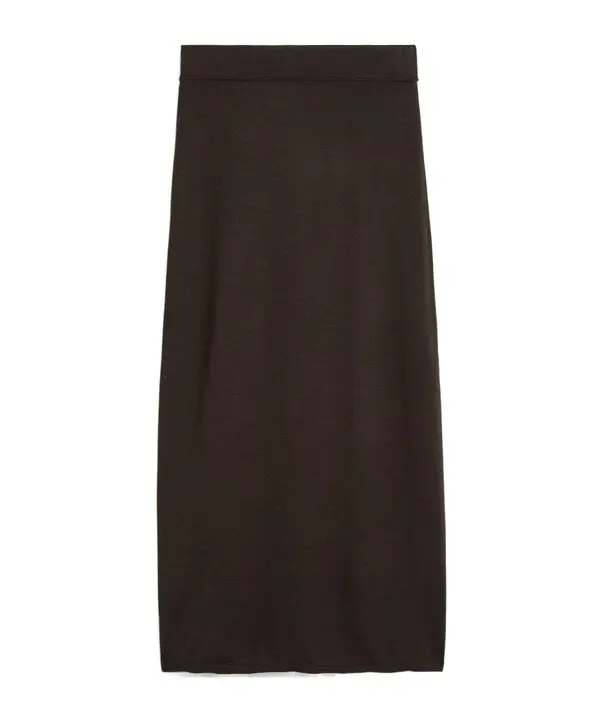 TOTEME Long Knit Skirt Fondante