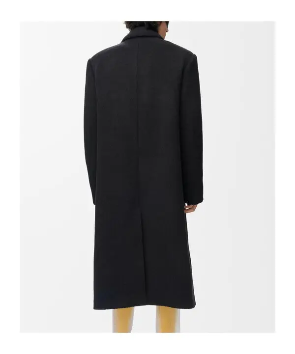 Loewe Double-breasted Coat In Wool Blend