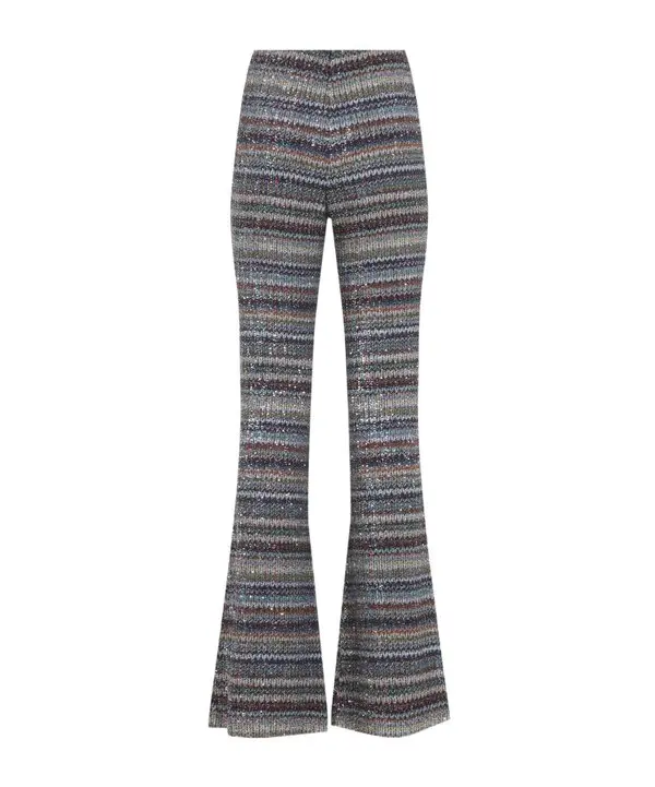Missoni Sequined Flared Knit Pants