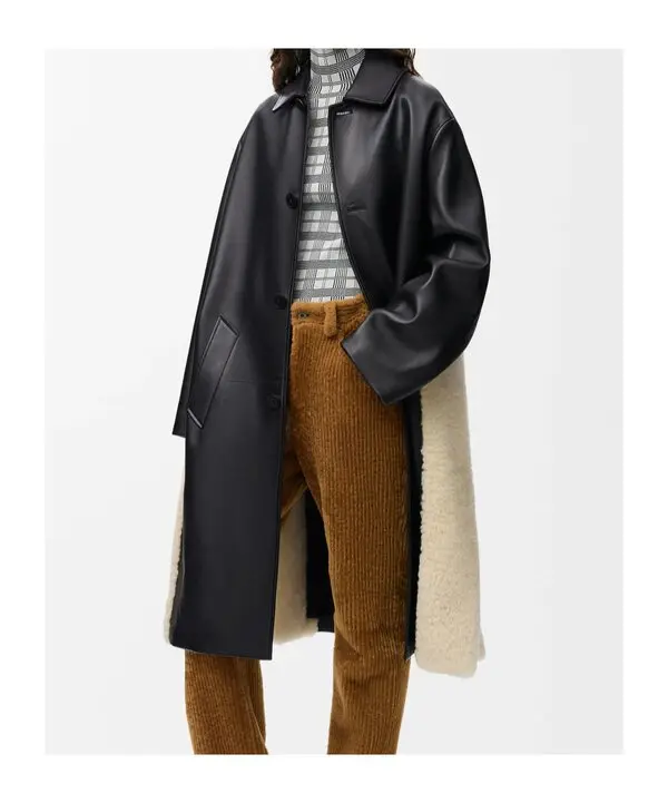 Loewe Coat In Nappa Lambskin