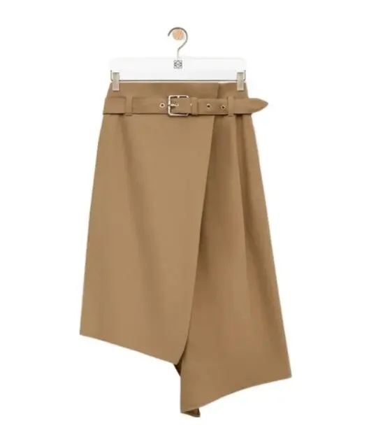 Loewe Belted Asymmetric Skirt