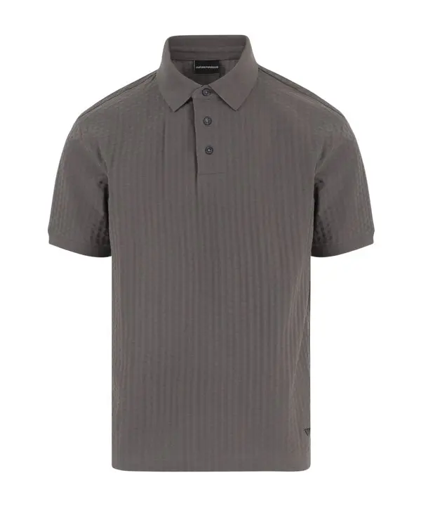 Emporio Armani Textured Polo Shirt - No