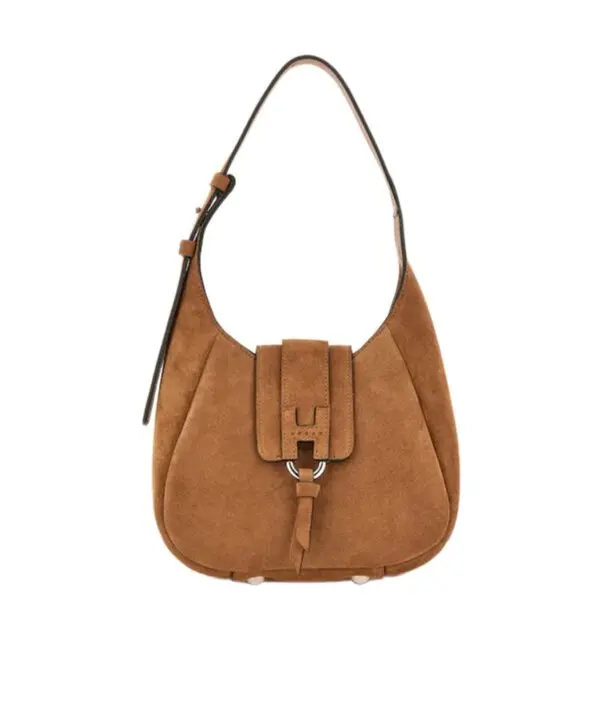 Hogan Trend Mini Hobo Bag - Beige
