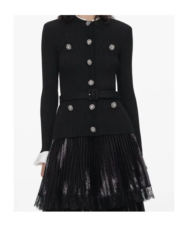 SELF-PORTRAIT Long-sleeved Dress