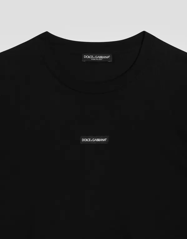 Dolce & Gabbana Dolce Gabbana Logo Patch Crewneck T-shirt