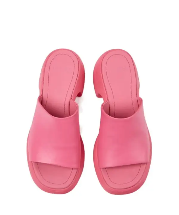 Camper Leather Sandals For Women - Pink