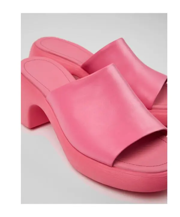 Camper Leather Sandals For Women - Pink