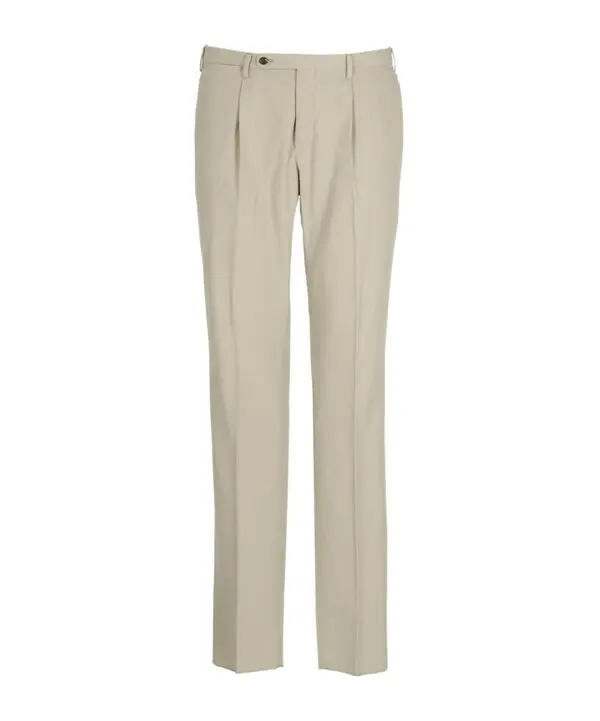 Incotex Pleated Cotton Pants