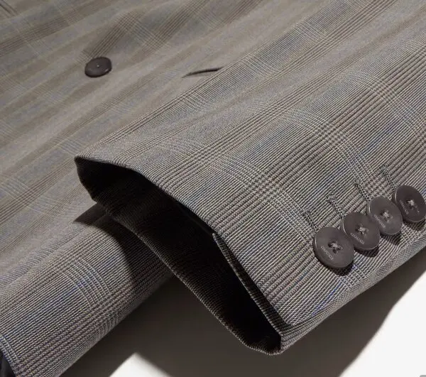Gucci Prince Of Wales Wool Jacket - Gray