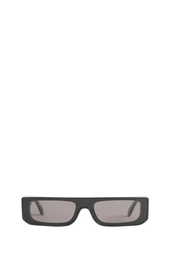 Alaïa Rectangular Mask Sunglasses - Black