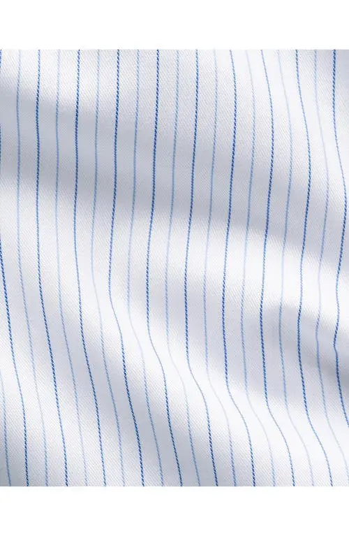Eton Slim Fit Striped Cotton Dress Shirt