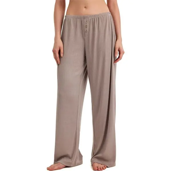 BEACH LIFE BY GOTTEX Summer Lounge Pointelle Wide Leg Pant