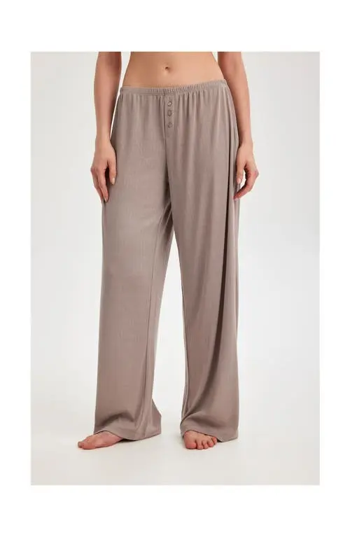 BEACH LIFE BY GOTTEX Summer Lounge Pointelle Wide Leg Pant