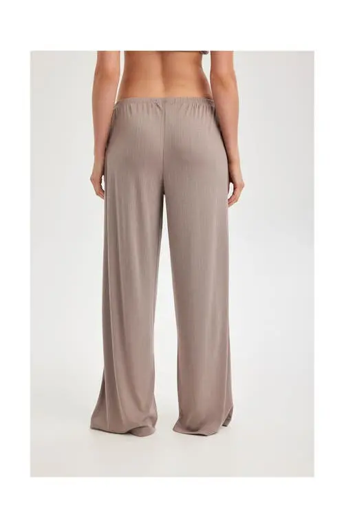 BEACH LIFE BY GOTTEX Summer Lounge Pointelle Wide Leg Pant