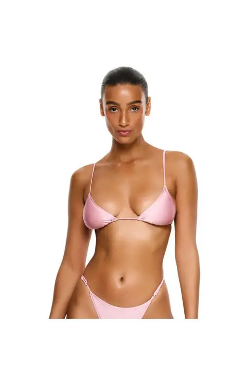 GOTTEX Satin Royale Triangle Bikini Top Swimsuit - Light-pink
