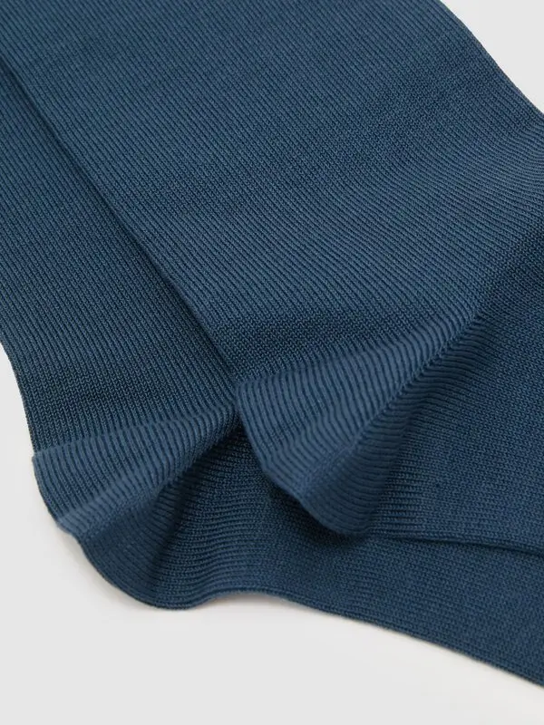REISS Milo Mercerised Cotton-blend Script-logo Socks