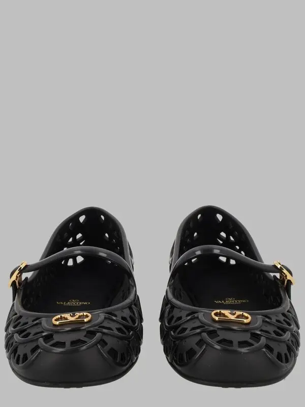 Valentino Garavani Ballerina "ondette" Con Motivo Scallops