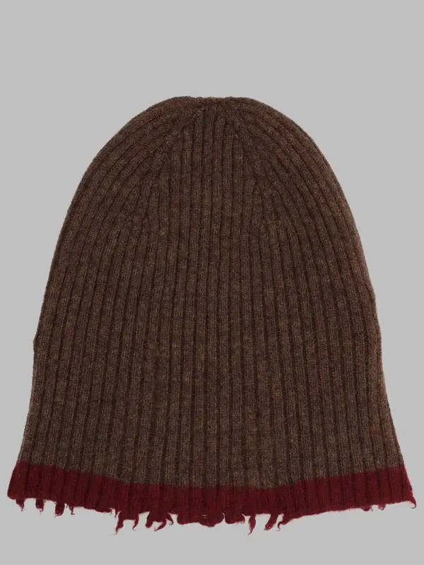UMA WANG Berretto In Cashmere A Coste