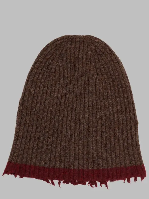 UMA WANG Berretto In Cashmere A Coste