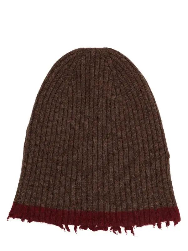 UMA WANG Berretto In Cashmere A Coste