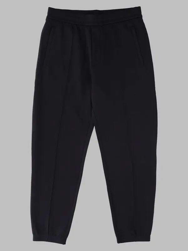Emporio Armani Pantalone Jersey Jogger Con Coulisse E Tasche - Blue