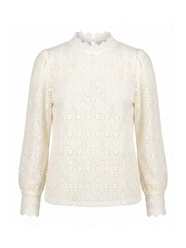 NOOKI DESIGN Melody Lace Top Cream