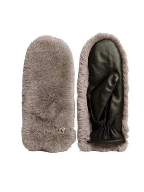 NOOKI DESIGN Neutrals Betsy Mittens Mink - Black