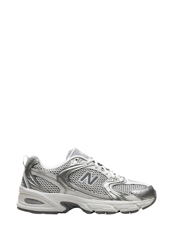 NEW BALANCE 530 Sneaker With Silver Leather Details - Grey
