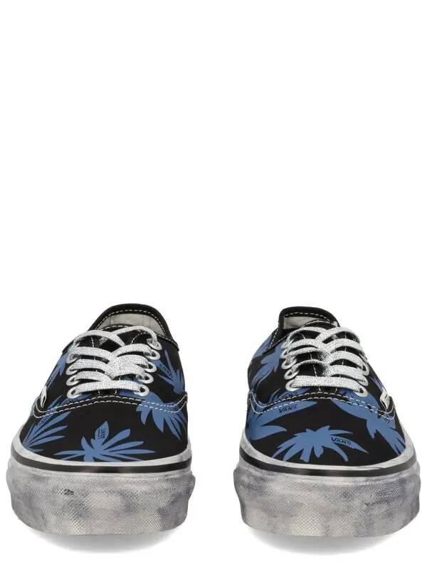 VANS Printed Low-top Lace-up Sneakers - Blue