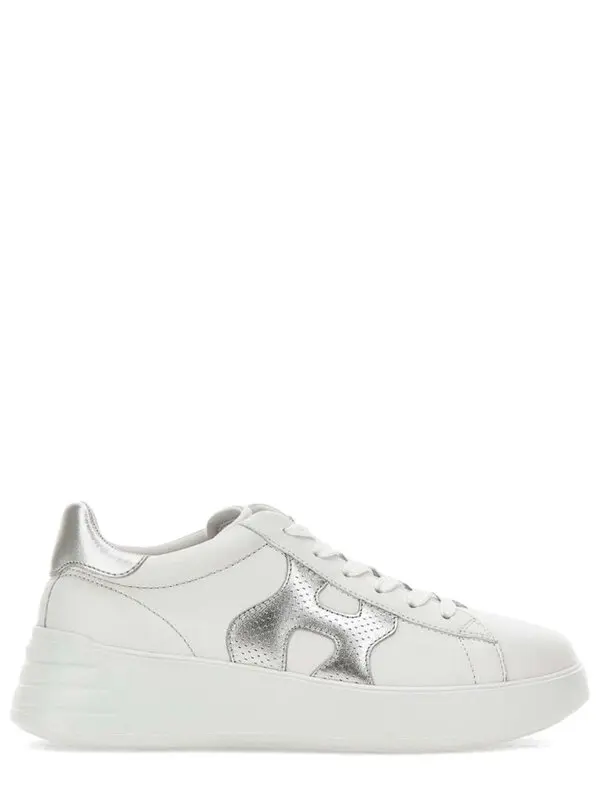 Hogan Leather Platform Sneakers - White