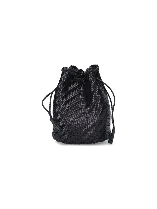 Dragon Diffusion Woven Drawstring Bucket Bag