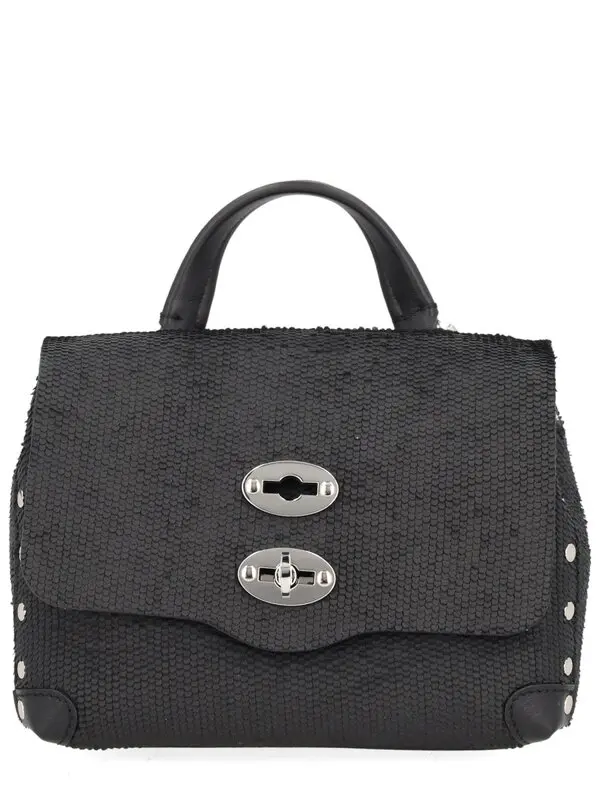 ZANELLATO Top Handle Handbag With Turn-lock Closure