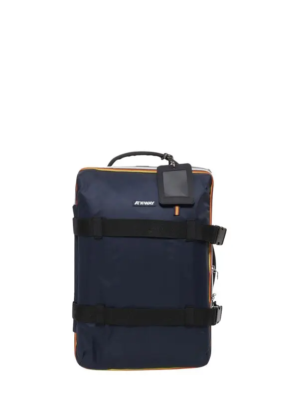 K-WAY Compact Nylon Suitcase For