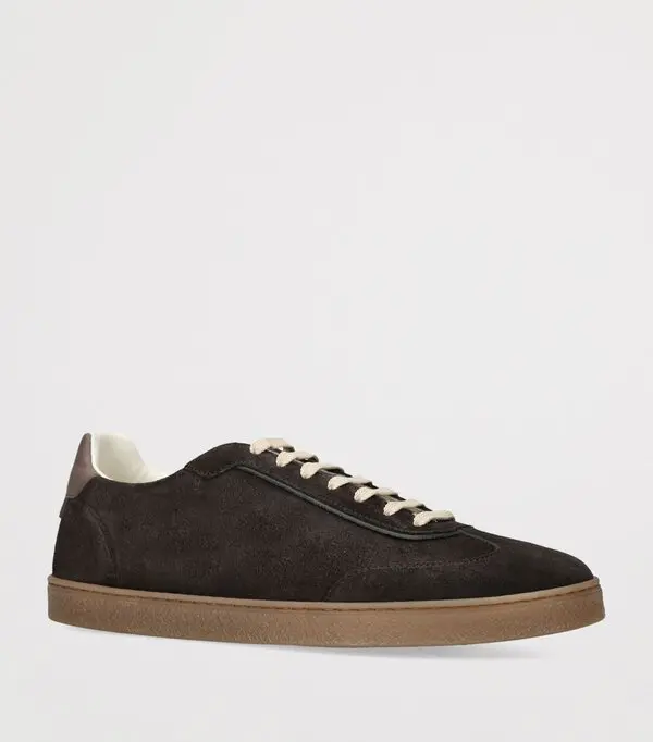Brunello Cucinelli Suede Low-top Sneakers