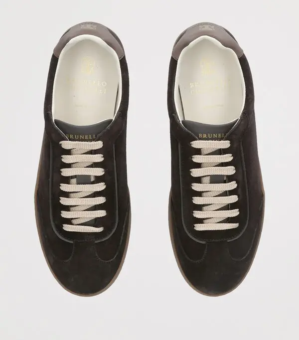 Brunello Cucinelli Suede Low-top Sneakers