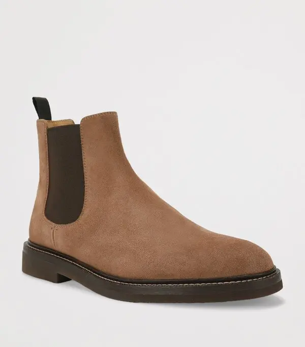 Brunello Cucinelli Suede Chelsea Boots
