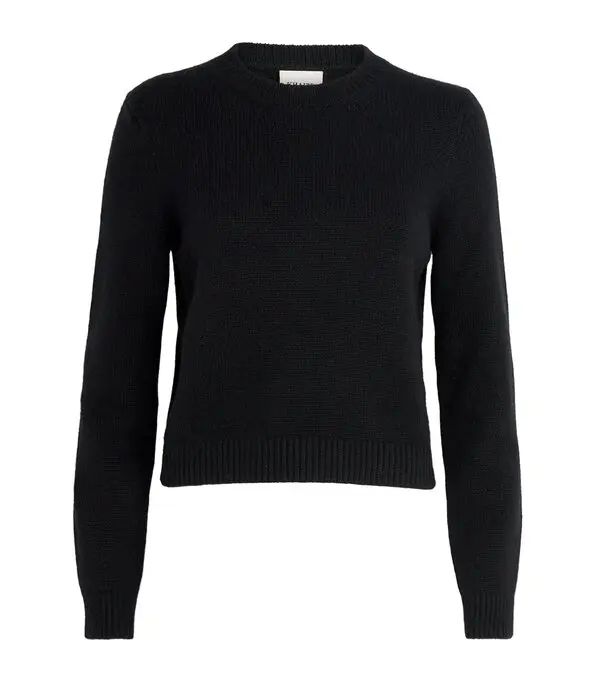 Khaite Cashmere Crew-neck Leta Sweater - Black