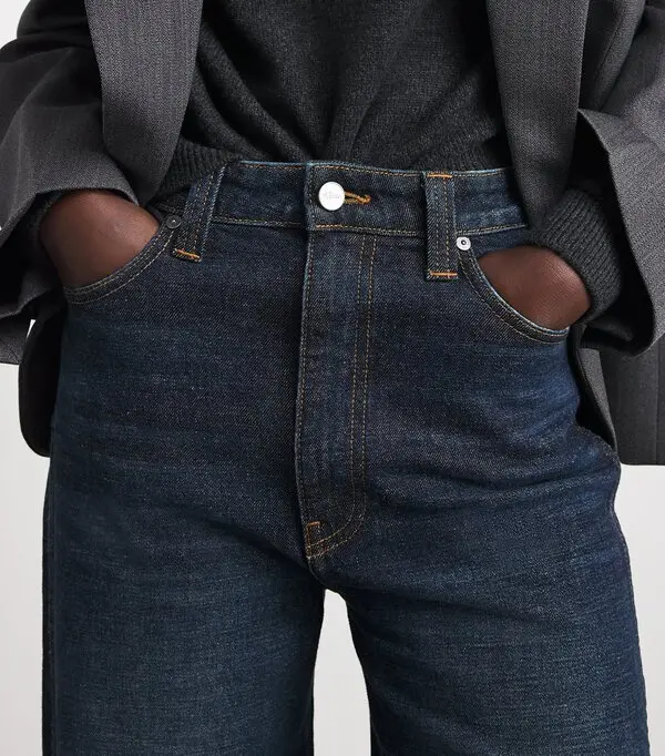 Khaite Dane Wide-leg Jeans