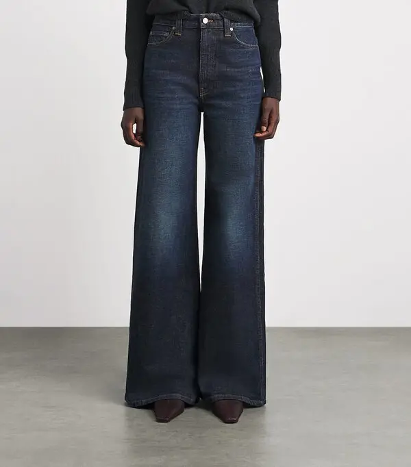 Khaite Dane Wide-leg Jeans