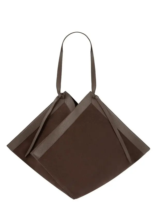 Yuzefi Wonton Suede Shoulder Bag