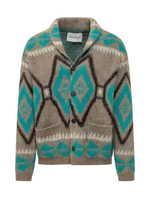 AMARANTO Textured Cardigan